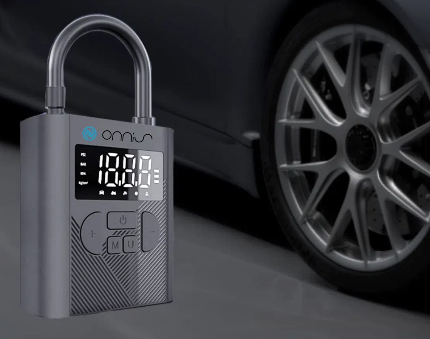 P06 6000mAh Tire Inflator - One Air Pump That Never Lose Power - ONNIS